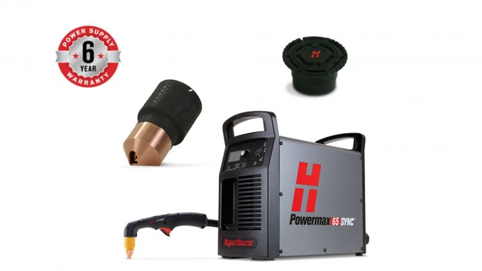 Hypertherm Powermax 65 SYNC Plasma Cutter cutting machine