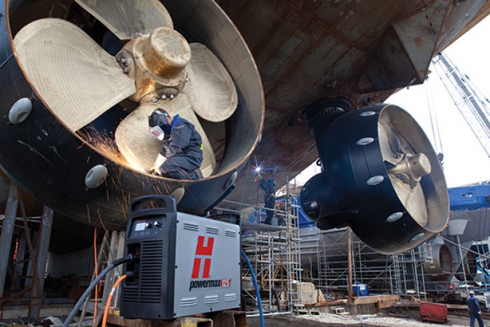 Hypertherm Powermax 125 Plasma Cutter Cutting and Gouging Machine ...