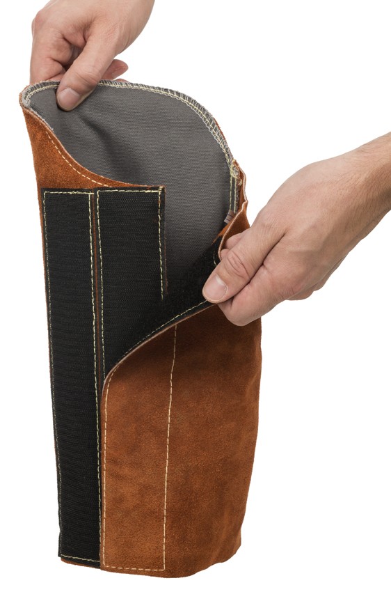 Weldas Lava Brown™ heavy duty arm guard (piece) - MigAnglia Welding ...