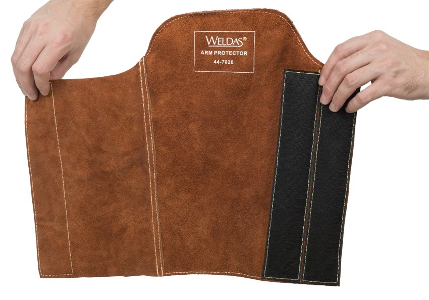 Weldas Lava Brown™ heavy duty arm guard (piece) - MigAnglia Welding ...