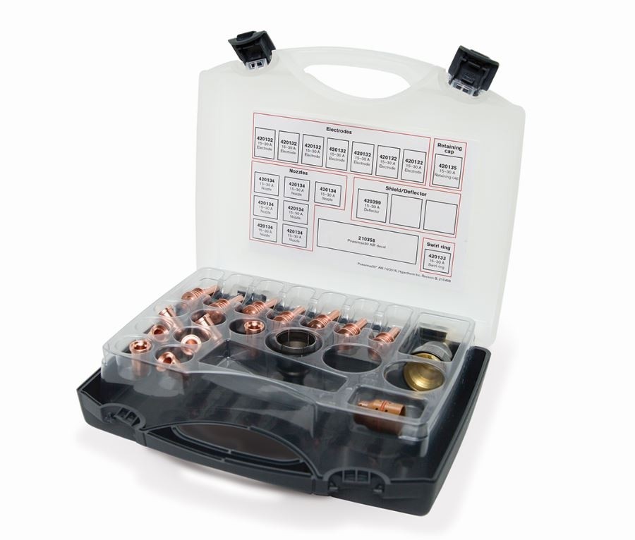 Hypertherm Powermax 30 AIR Plasma Cutter Torch Consumable Spares Kit ...