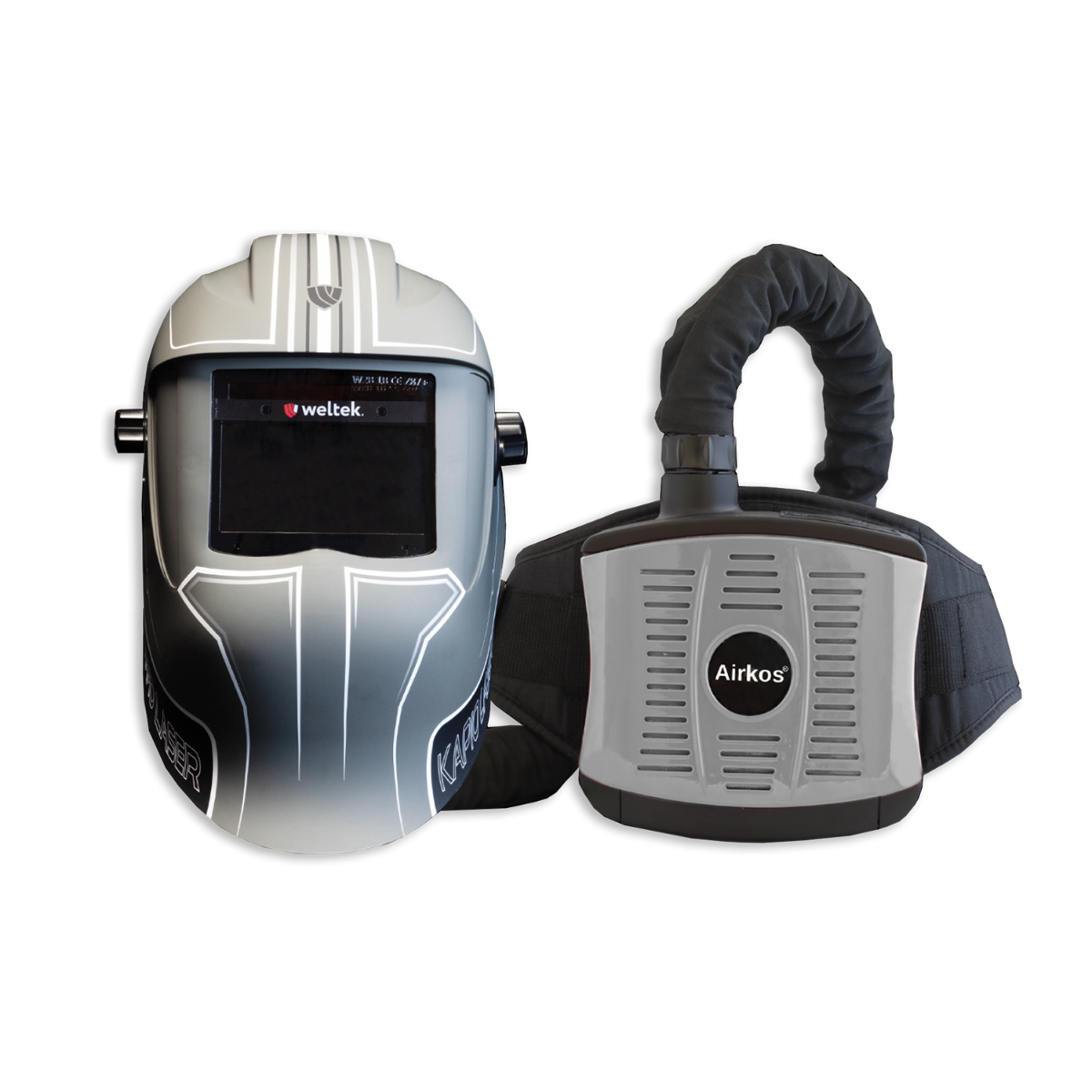 THEO KAPIO LASER PAPR SYSTEM C/W AIRKOS BLOWER UNIT & STORAGE BAG ...